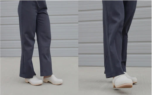 Get the look: How to wear clogs with dress pants – Sandgrens